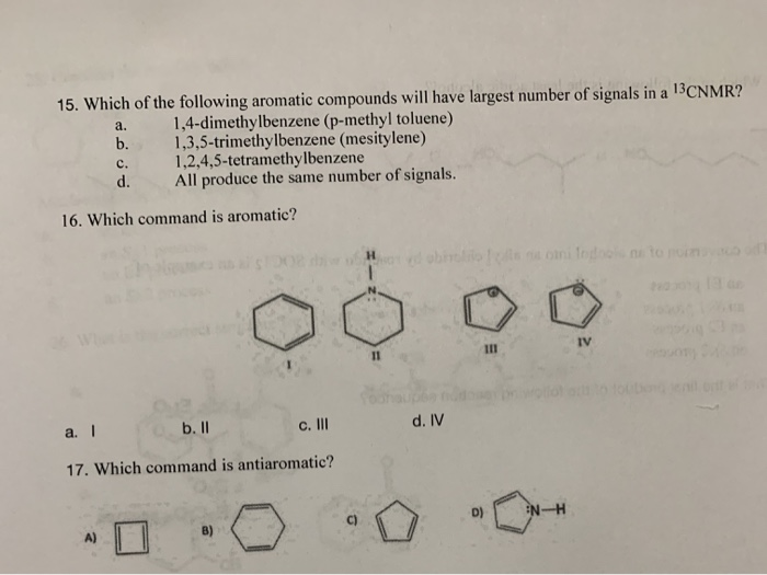 Solved als in a 13CNMR? 1,4-dimethylbenzene (p-methyl | Chegg.com