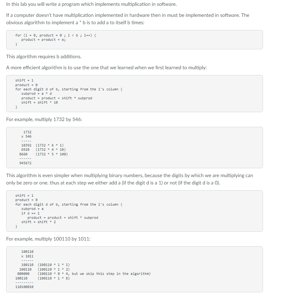 Solved This algorithm requires log b additions (the number | Chegg.com
