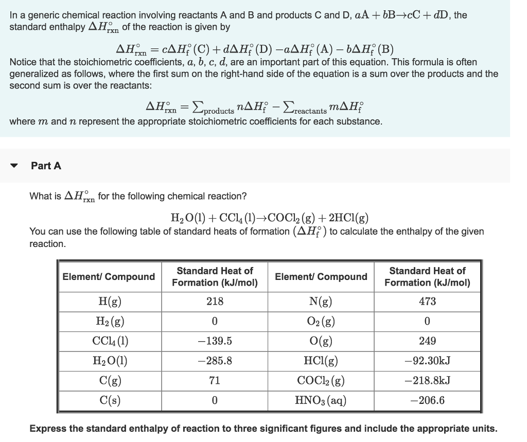 Solved In a generic chemical reaction involving reactants A | Chegg.com