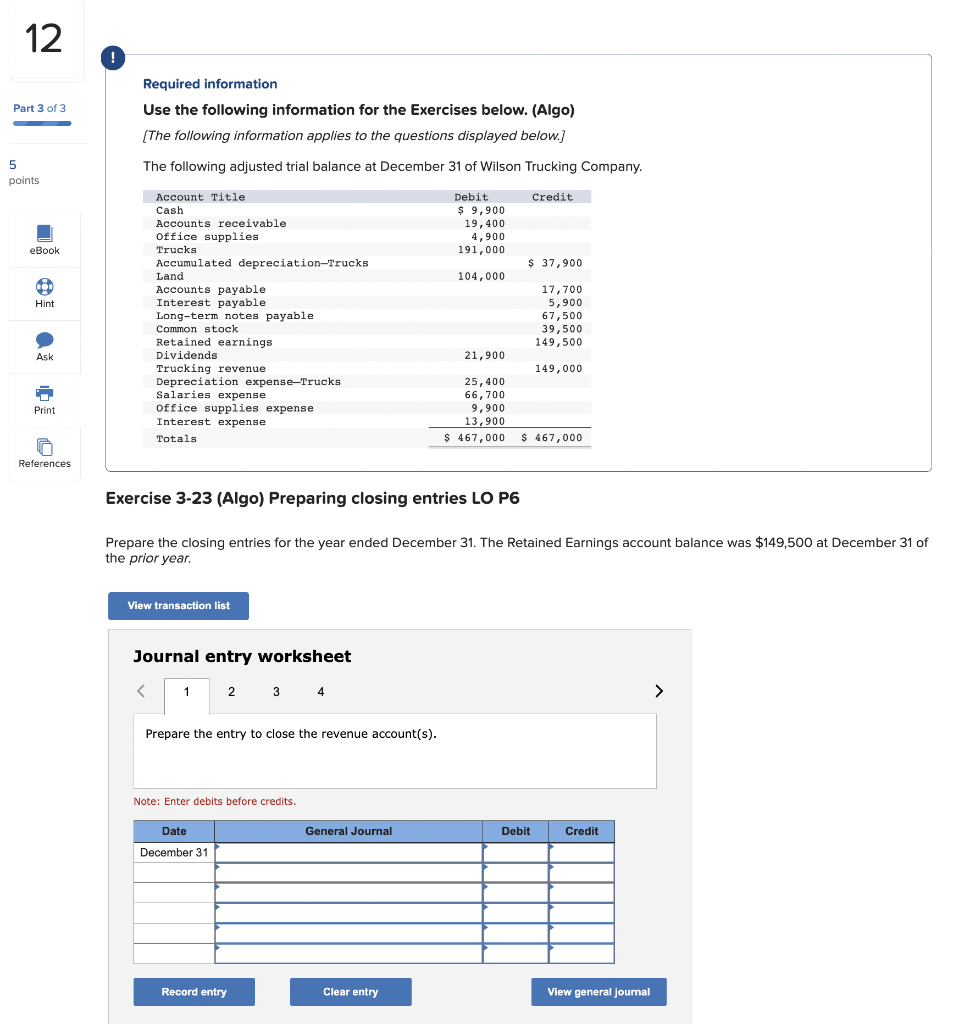 Solved Required information Use the following information | Chegg.com