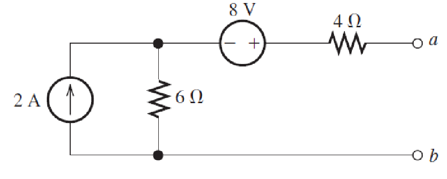 Solved Transform the 2 A current source and the 6 Ω resistor | Chegg.com