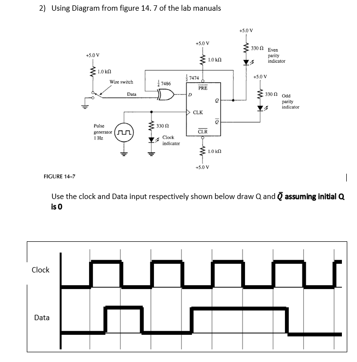 Solved 2) Using Diagram from figure 14.7 of the lab manuals | Chegg.com