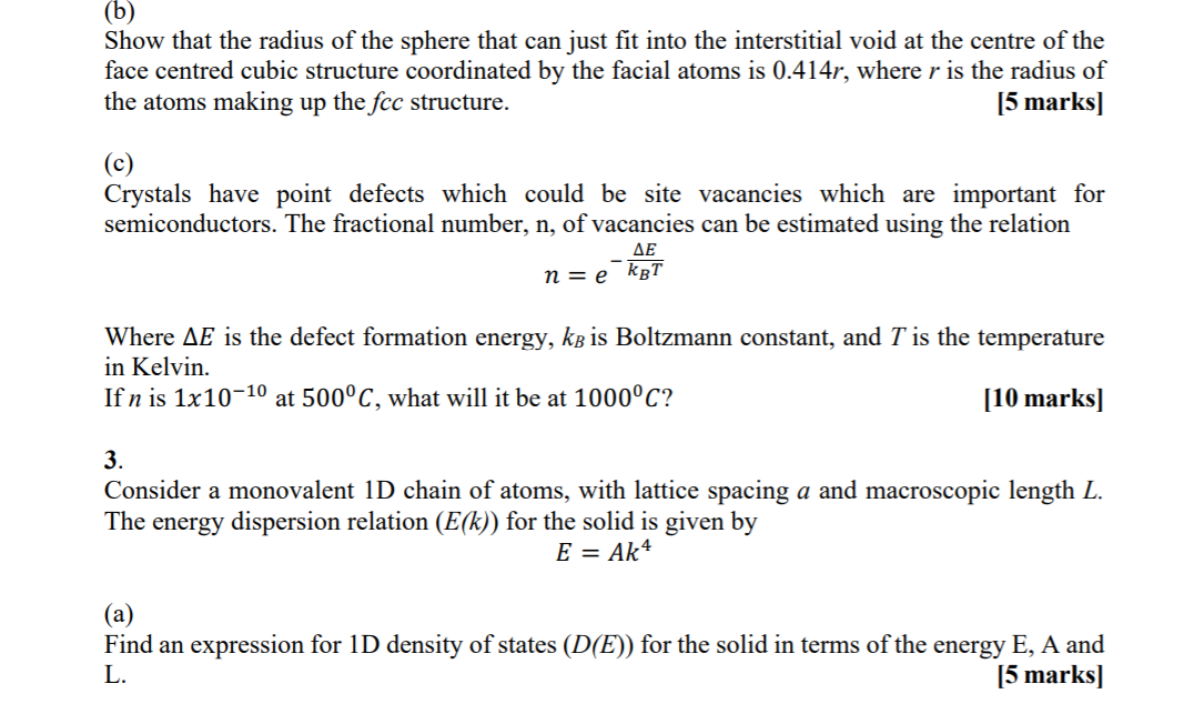 Solved (b) Show that the radius of the sphere that can just | Chegg.com