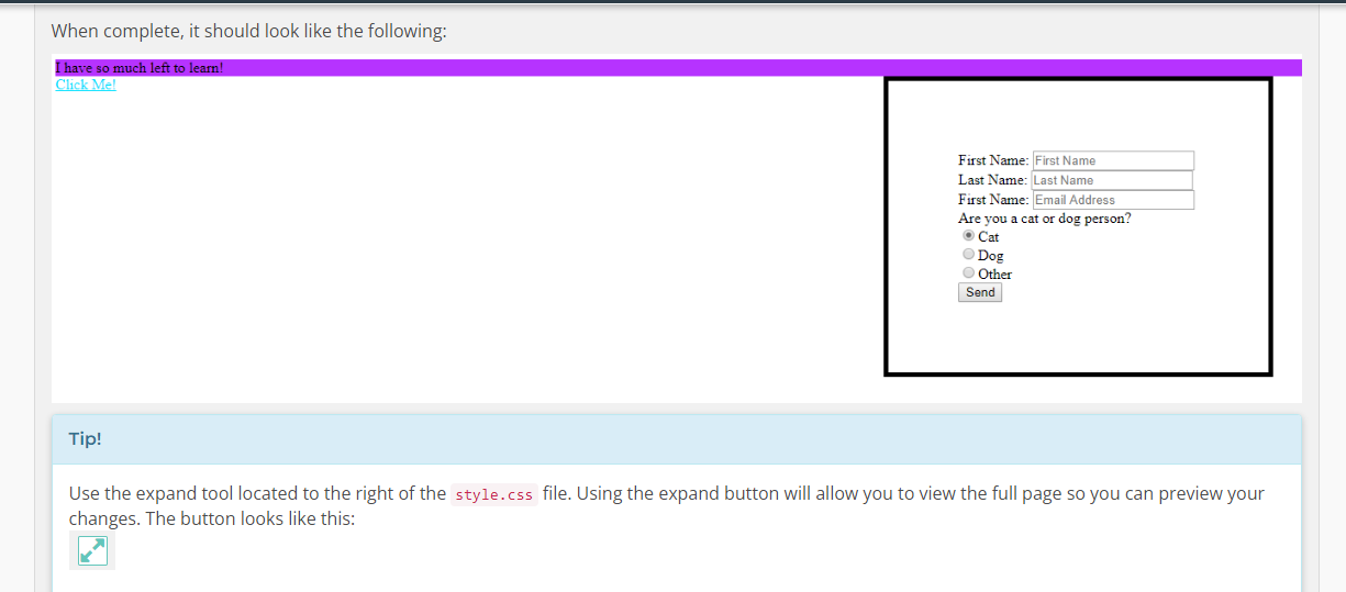 Solved Requirements In the index.html and style.css files, | Chegg.com