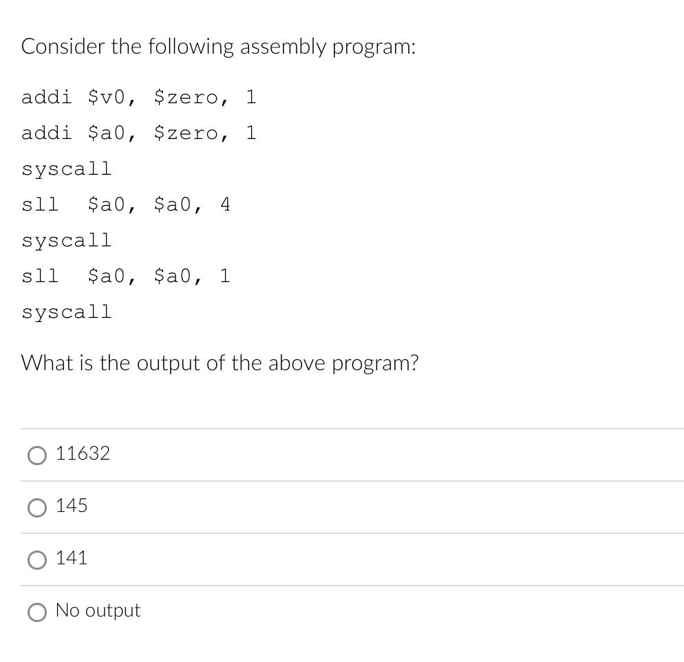 Solved The system call number 30 is used to obtain the | Chegg.com