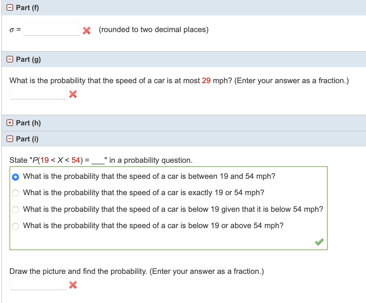 Solved For each probability and percentile problem, draw | Chegg.com