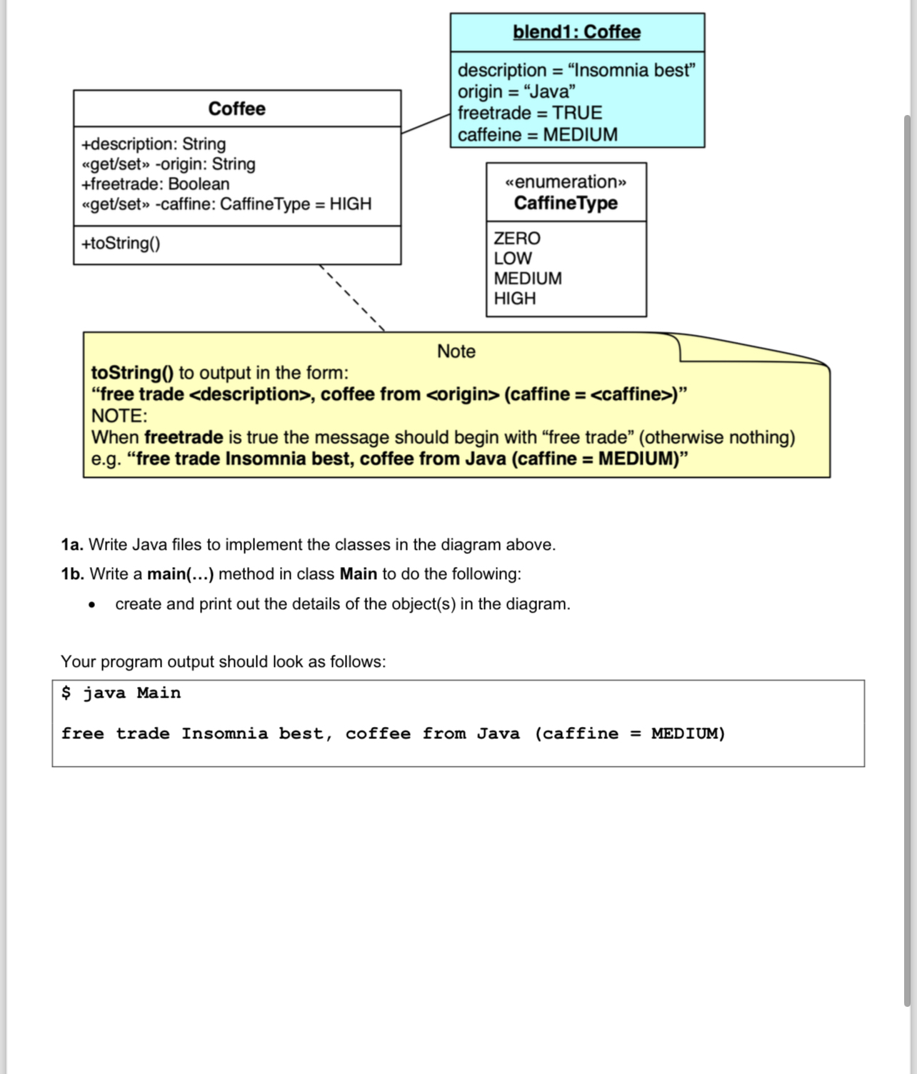 Solved Note Tostring To Output In The Form Seller 