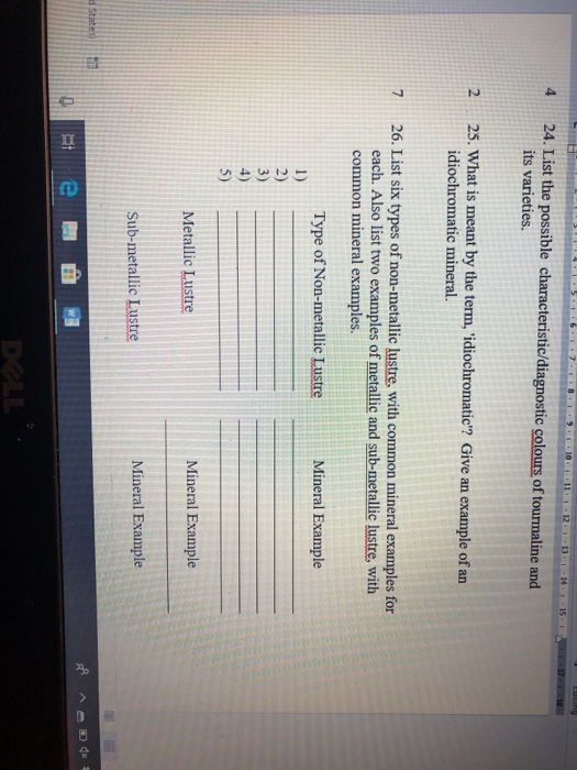 Solved 1:910111.1-12- 13114-1-15 4 24. List the possible | Chegg.com