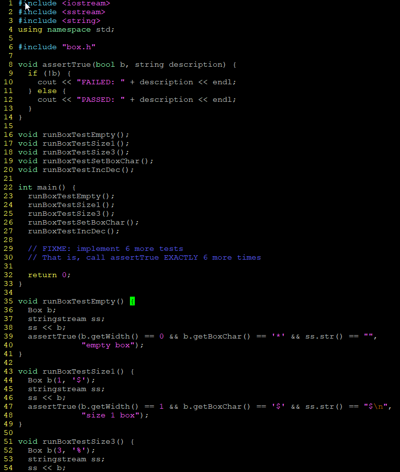 Solved Enter a width: 8 Enter a character to draw the box | Chegg.com