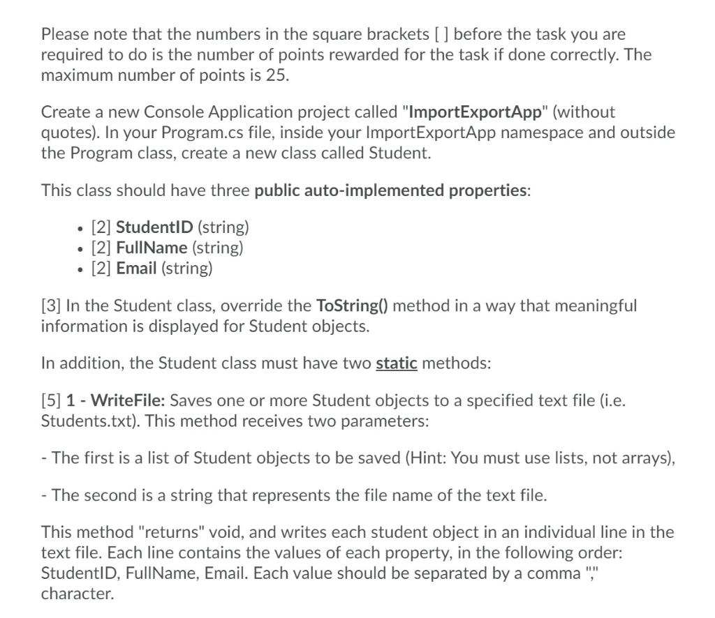 Solved Please note that the numbers in the square brackets | Chegg.com