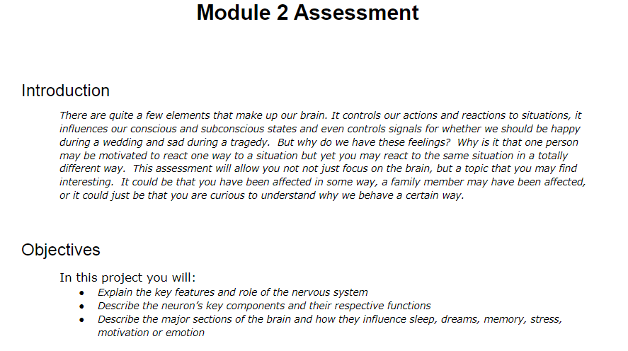 Module 2 Assessment Introduction There are quite a | Chegg.com
