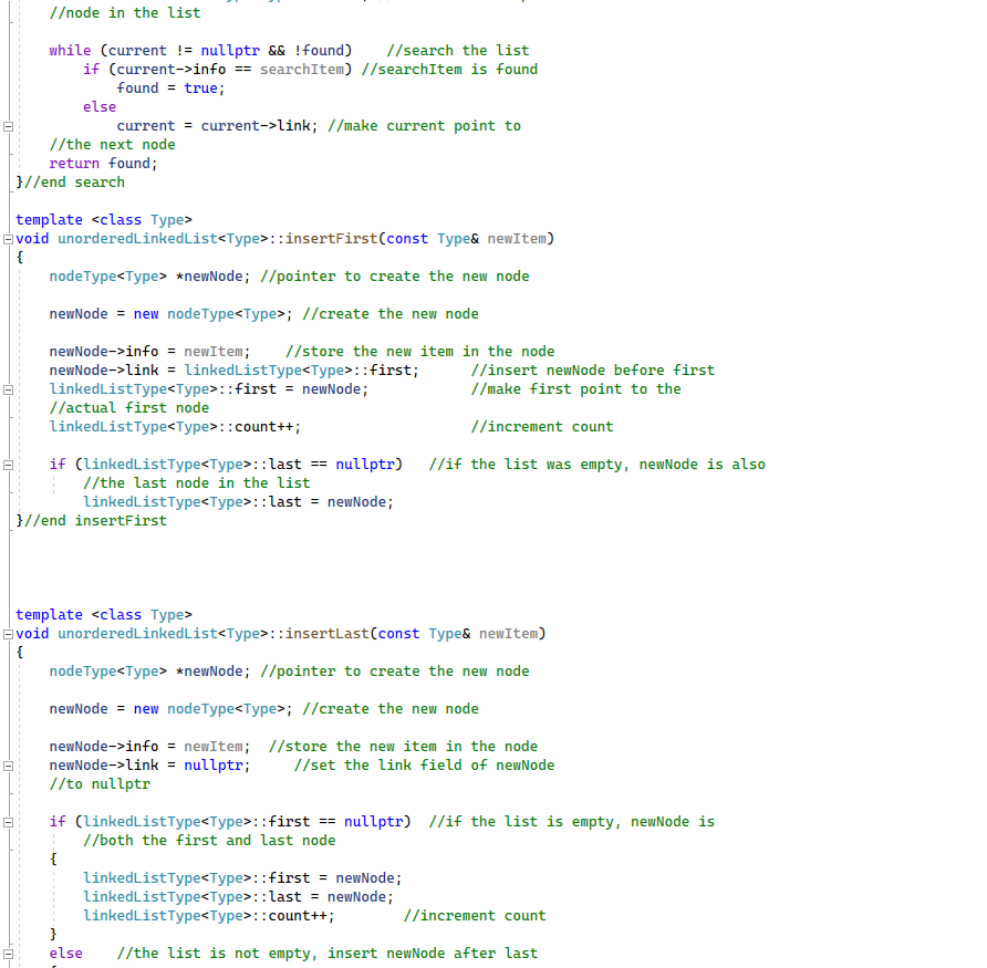 -Overload the insertFirst and insertLast pure virtual | Chegg.com