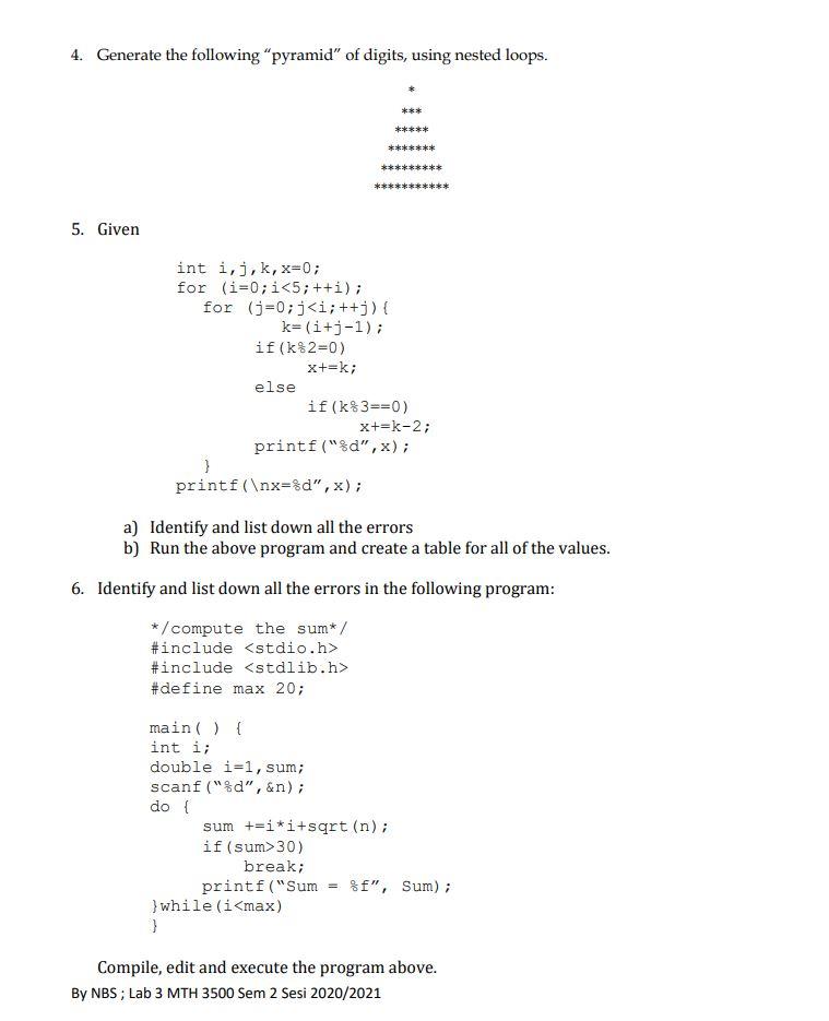 Solved The objectives: This practical session will help you | Chegg.com