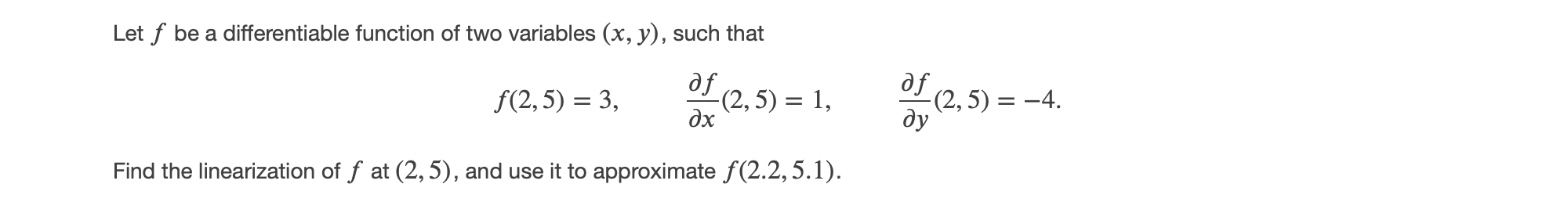 Solved Let f be a differentiable function of two variables | Chegg.com