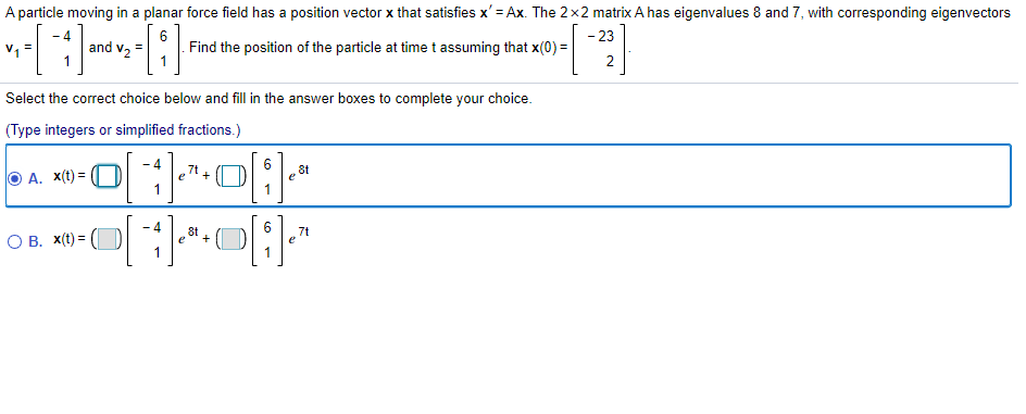 Solved A particle moving in a planar force field has a | Chegg.com