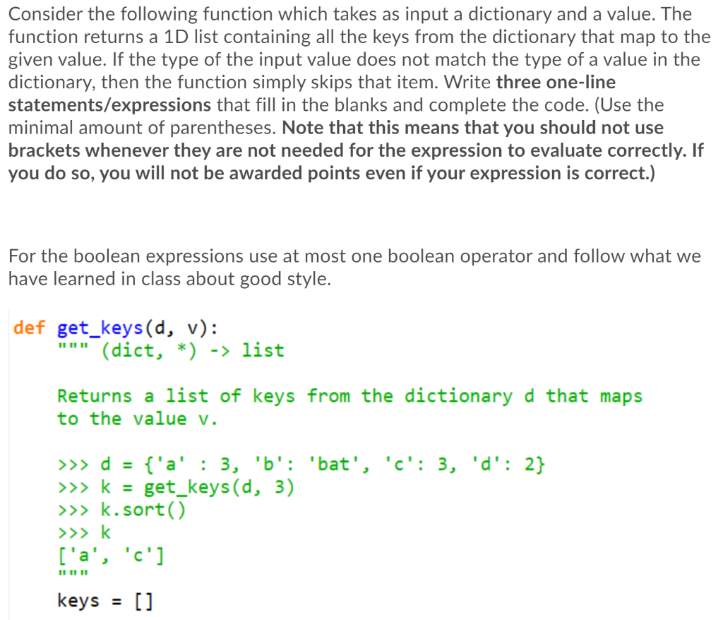 Solved Consider the following function which takes as input | Chegg.com