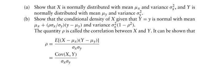 Solved 16. The random variables X and Y are said to have a | Chegg.com