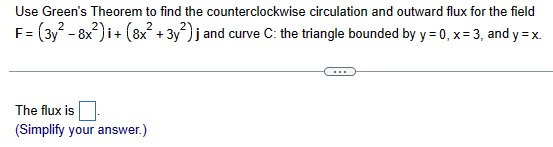 Solved Use Green's Theorem to find the counterclockwise | Chegg.com