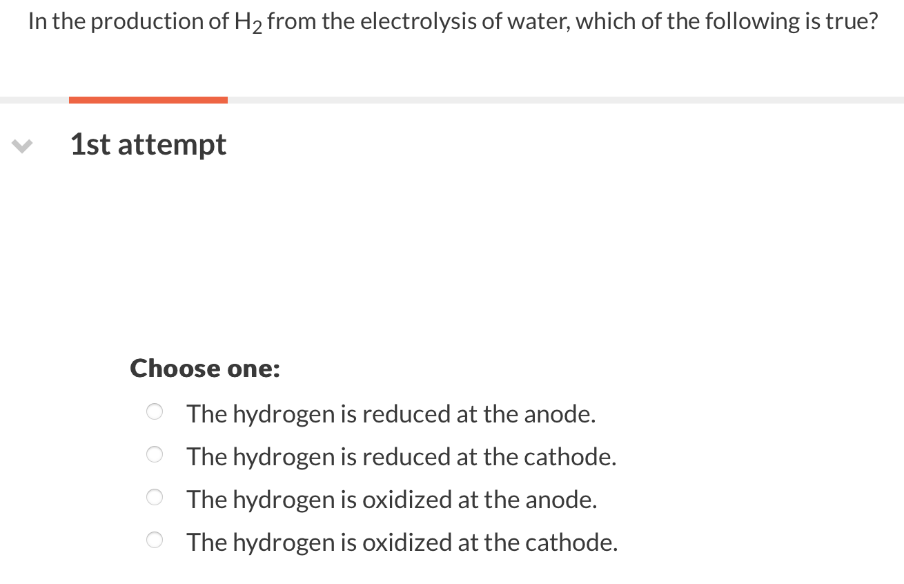 Solved In the production of \( \mathrm{H}_{2} \) ﻿from the | Chegg.com