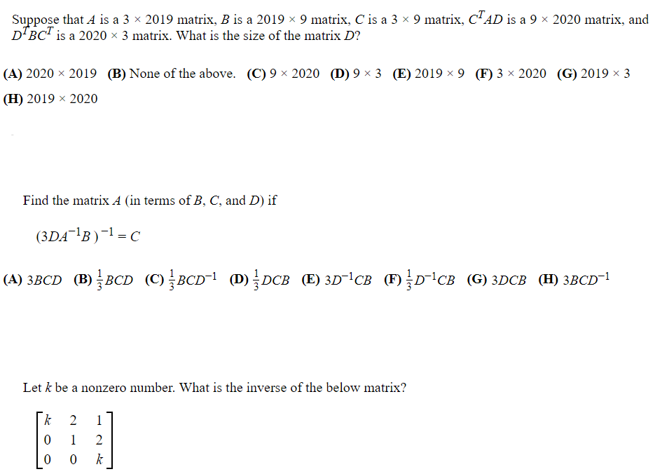 Solved An nxn matrix is called skew-symmetric if AT | Chegg.com