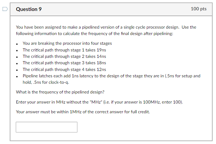 Solved Question 8 10 pts Examine the following code: 1. LDUR | Chegg.com