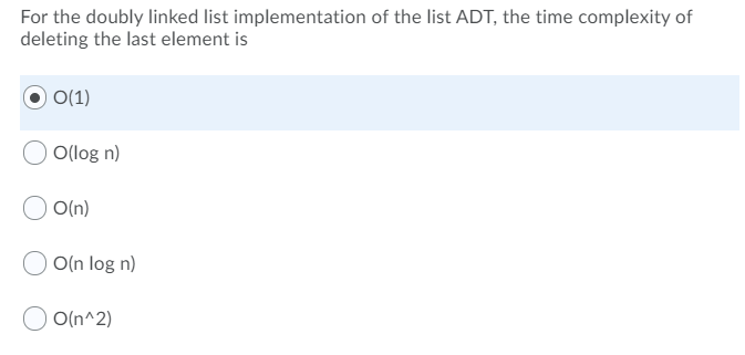 Solved For the singly linked list implementation of the list | Chegg.com