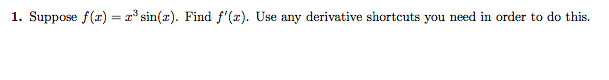 Solved use shortcuts such as product rule, quotient rule, | Chegg.com