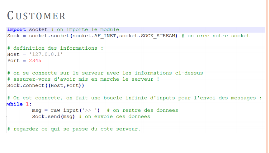 Solved code in python to encrypt messages when sending | Chegg.com