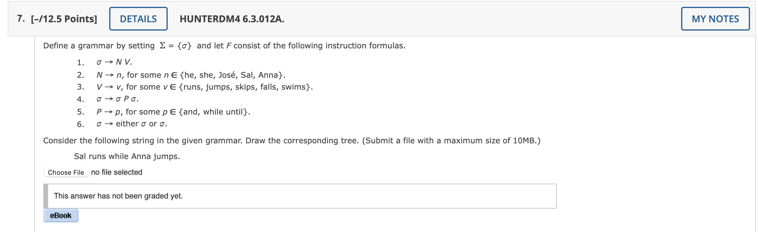 Solved Define a grammar by setting Σ={σ} and let F consist | Chegg.com