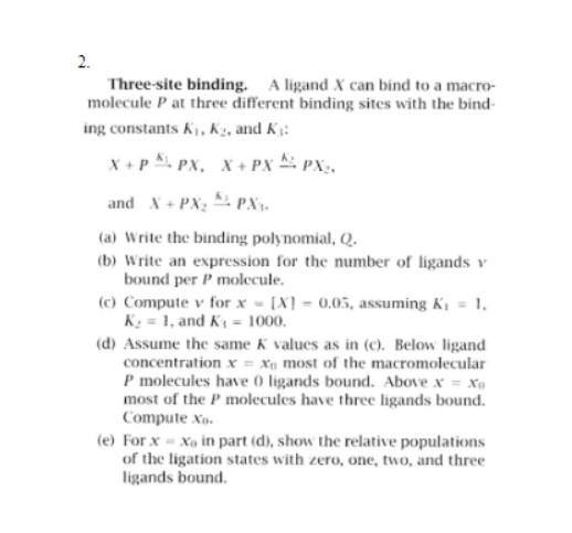 Solved 1. In the general allosteric and KNF models, two | Chegg.com