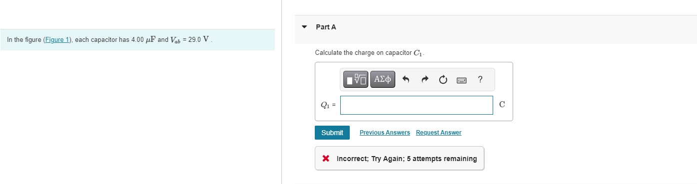 Solved Calculate The Potential Difference Across Capacitor