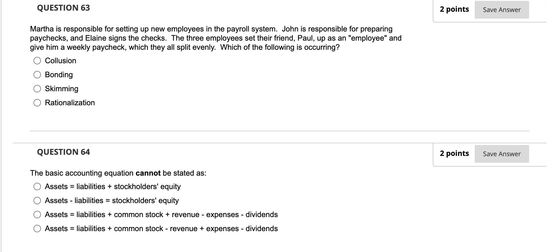 Solved Martha is responsible for setting up new employees in | Chegg.com