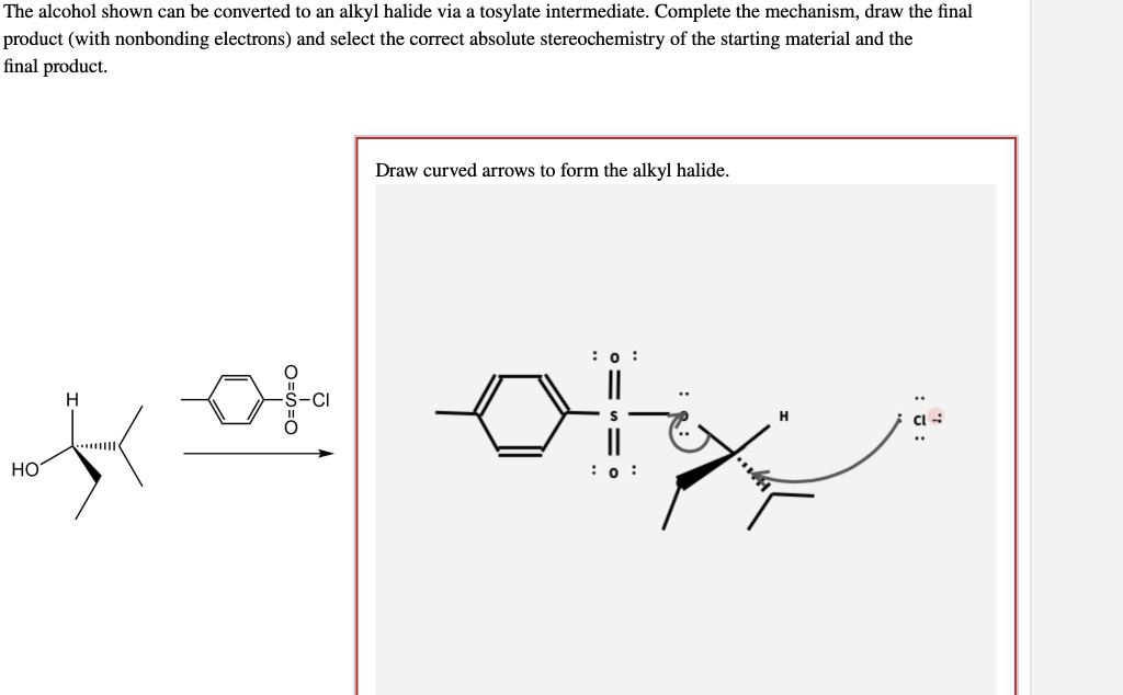 Solved The alcohol shown can be converted to an alkyl halide | Chegg.com