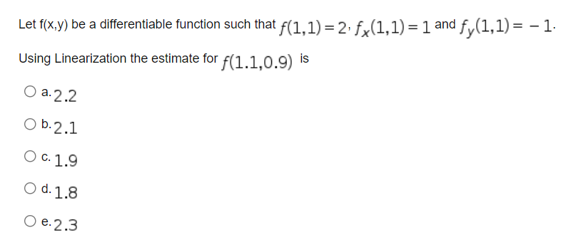 Solved = Let f(x,y) be a differentiable function such that | Chegg.com