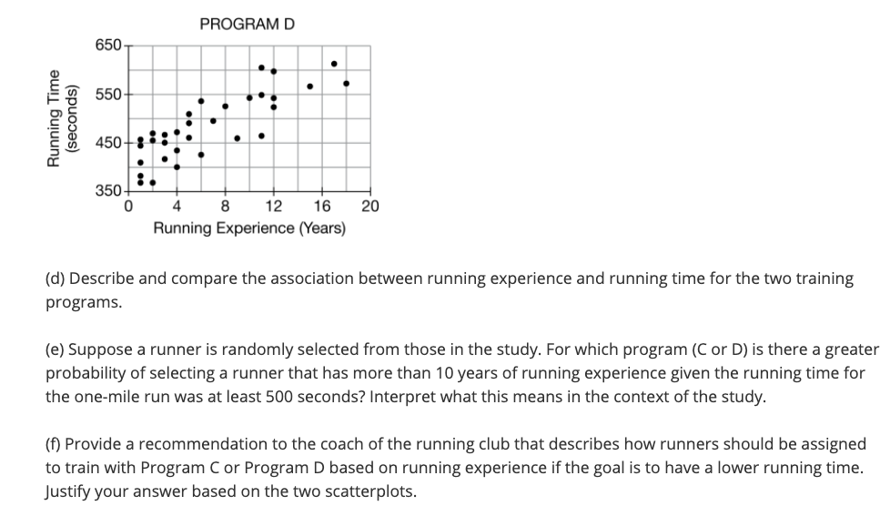 Solved The coach of a large urban running club plans to | Chegg.com