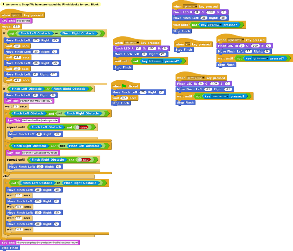 I am having trouble developing a program in snap to | Chegg.com