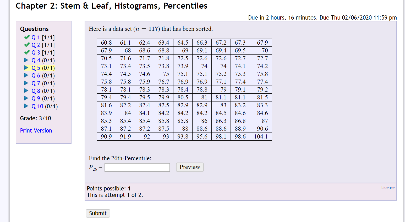 Solved Home > MAT 221-03 Intermediate Applied Statistics | Chegg.com