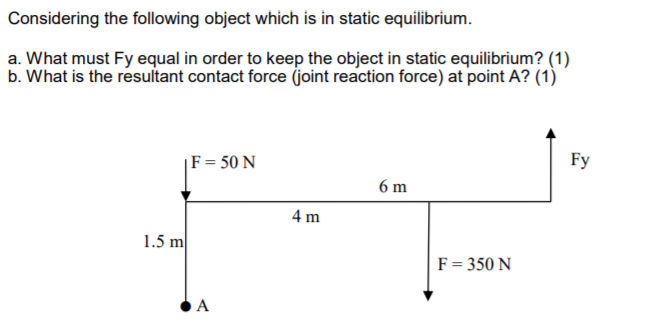 Solved Considering the following object which is in static | Chegg.com
