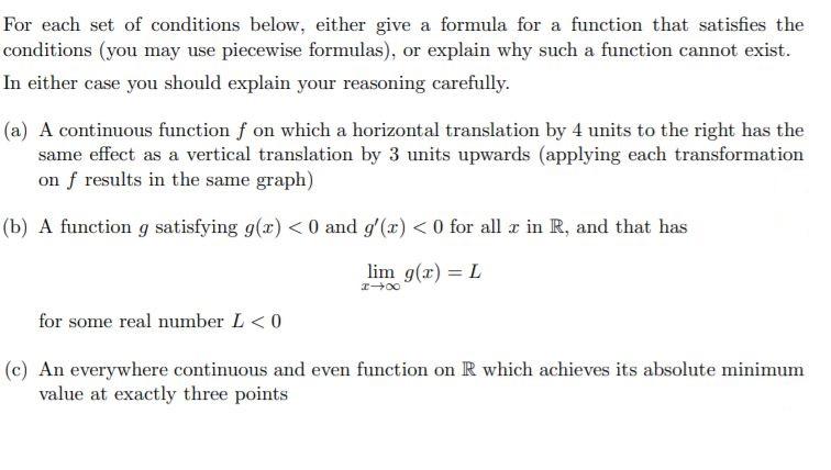 Solved you make your own equations that follow the | Chegg.com
