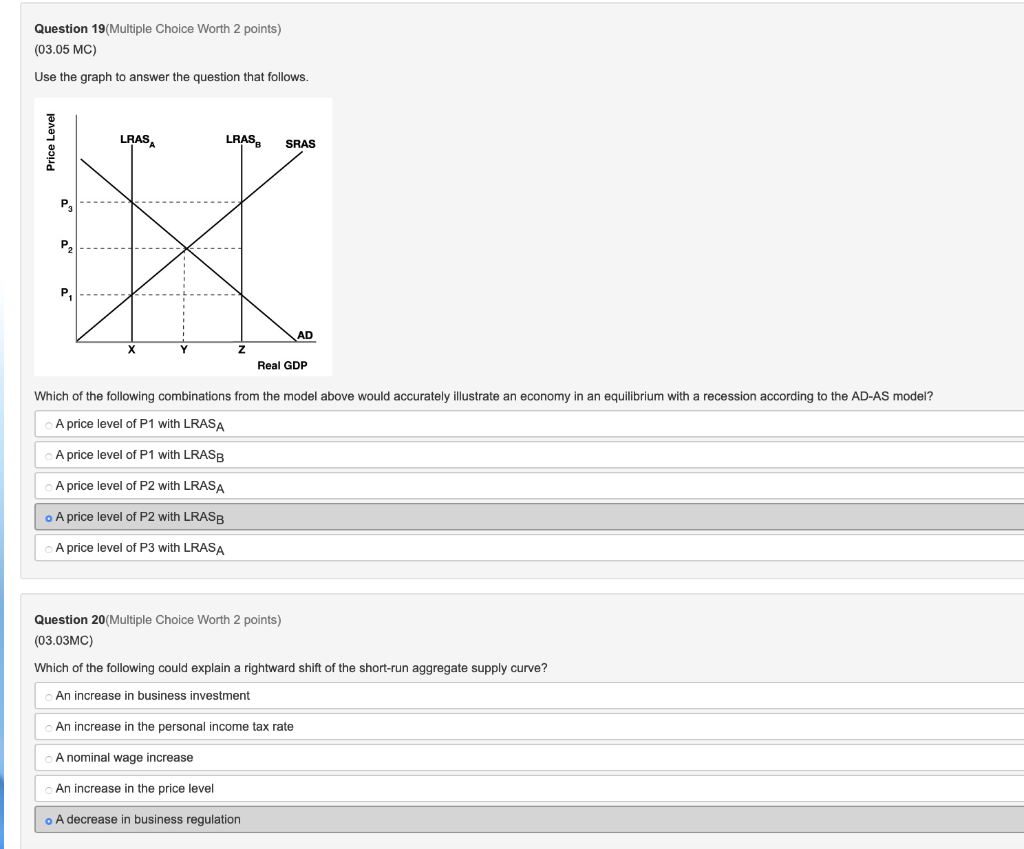 Solved Question 1(Multiple Choice Worth 2 points) (03.03LC) | Chegg.com