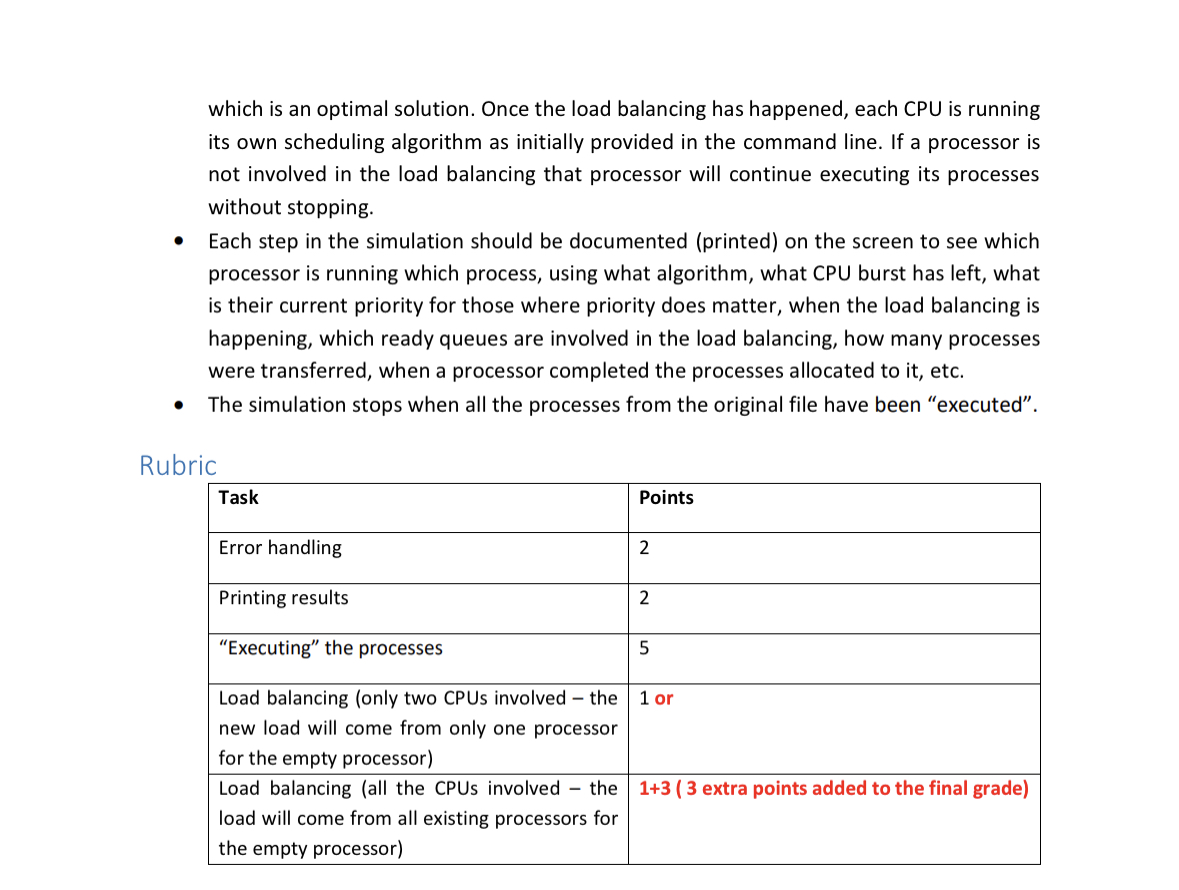Solved Lab 4: Given a binary file containing PCB (Process | Chegg.com
