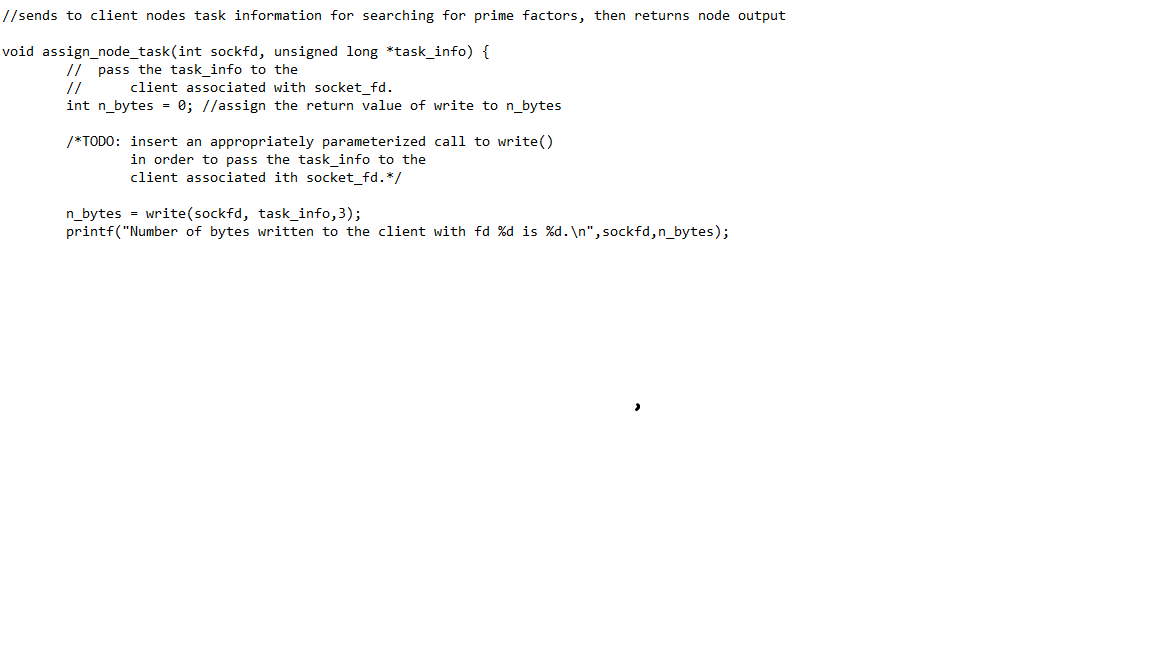 Solved Need help with this socket program in c language. | Chegg.com