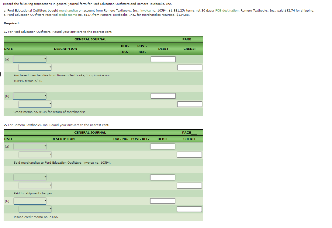 Solved Record the following transactions in general journal | Chegg.com