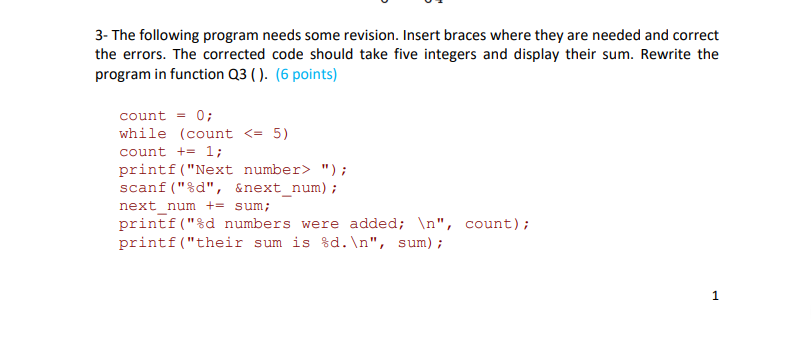 Solved Each problem must be written as a separate function | Chegg.com