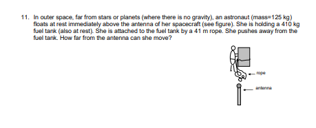 Solved 1. In outer space, far from stars or planets (where | Chegg.com