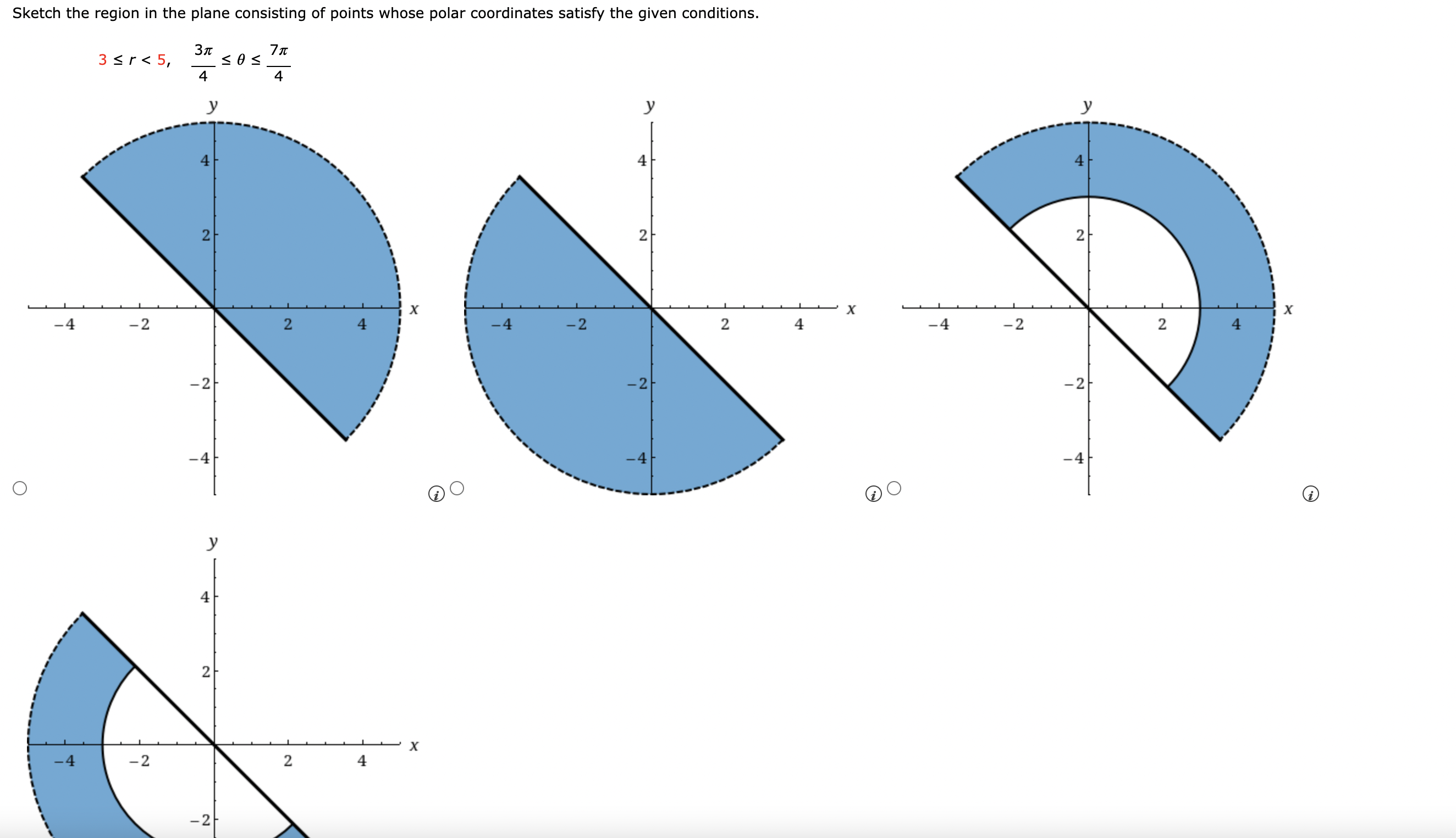 Solved Sketch the region in the plane consisting of points | Chegg.com