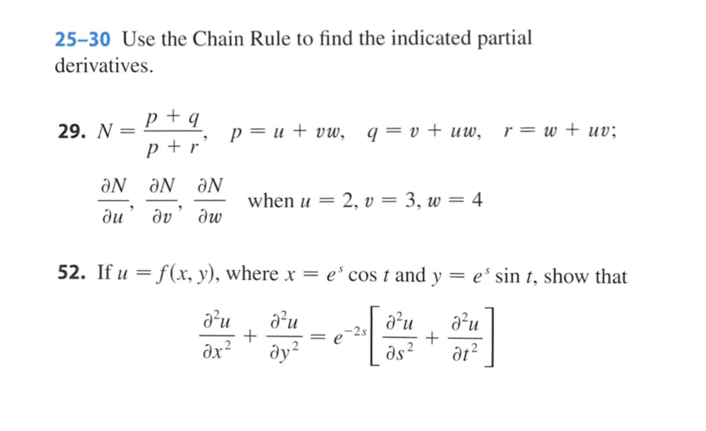 Solved 11-16 Use the Chain Rule to find ∂z/∂s and ∂z/∂t. 11. | Chegg.com