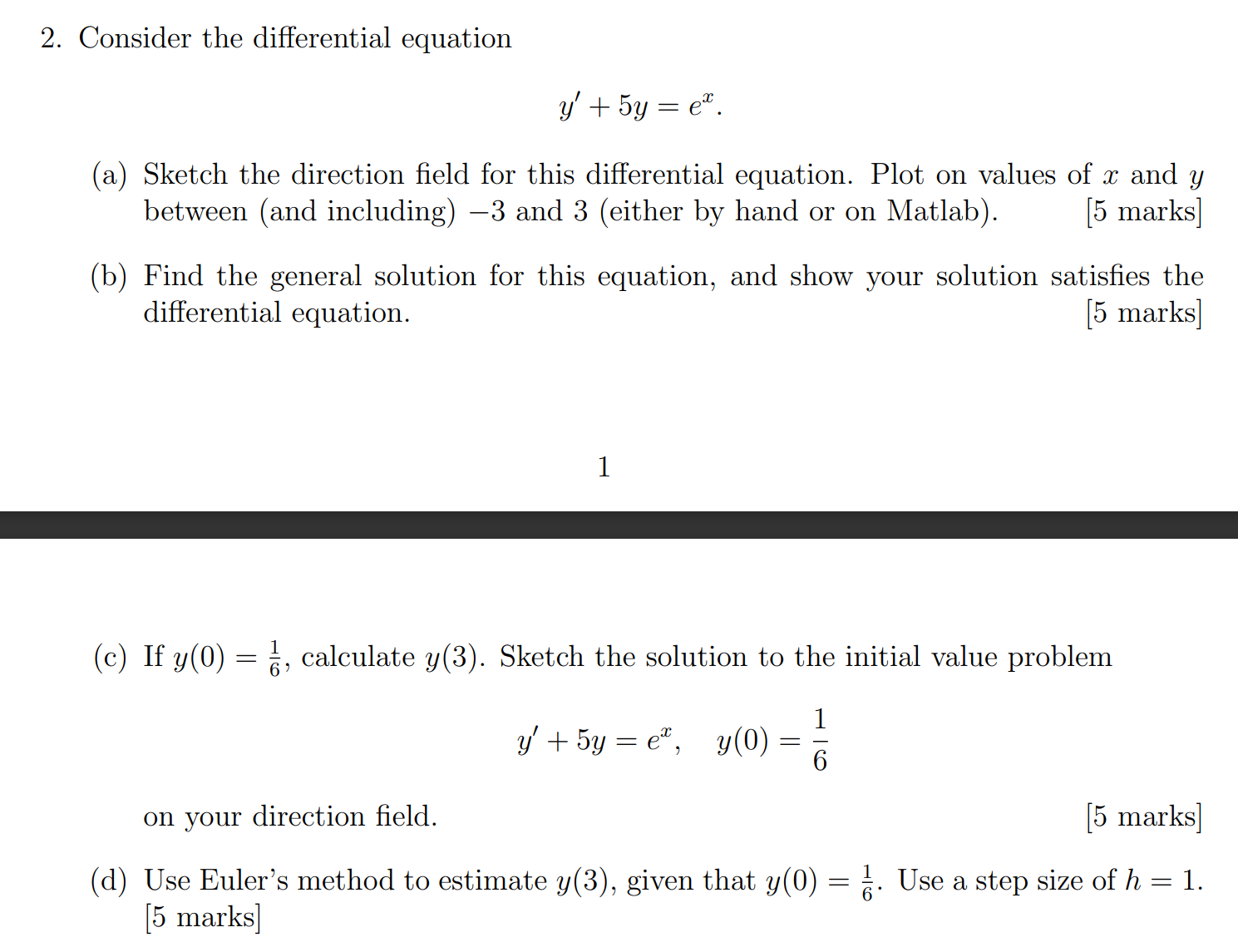 Solved 2. Consider the differential equation \\[ | Chegg.com