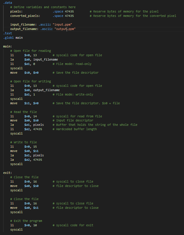 Solved We were told QTSpim will read in the file as strings | Chegg.com