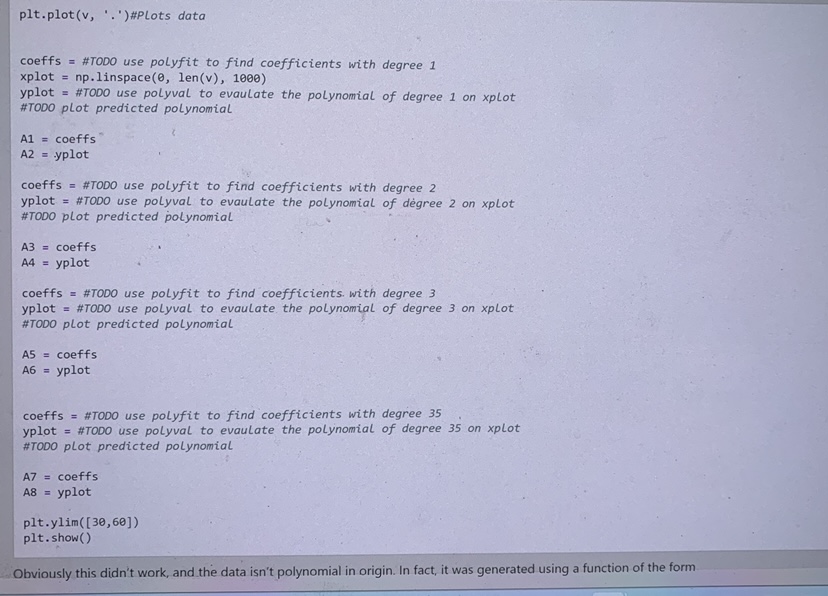 Solved Please use pythonI understand A1-A8 (first two | Chegg.com